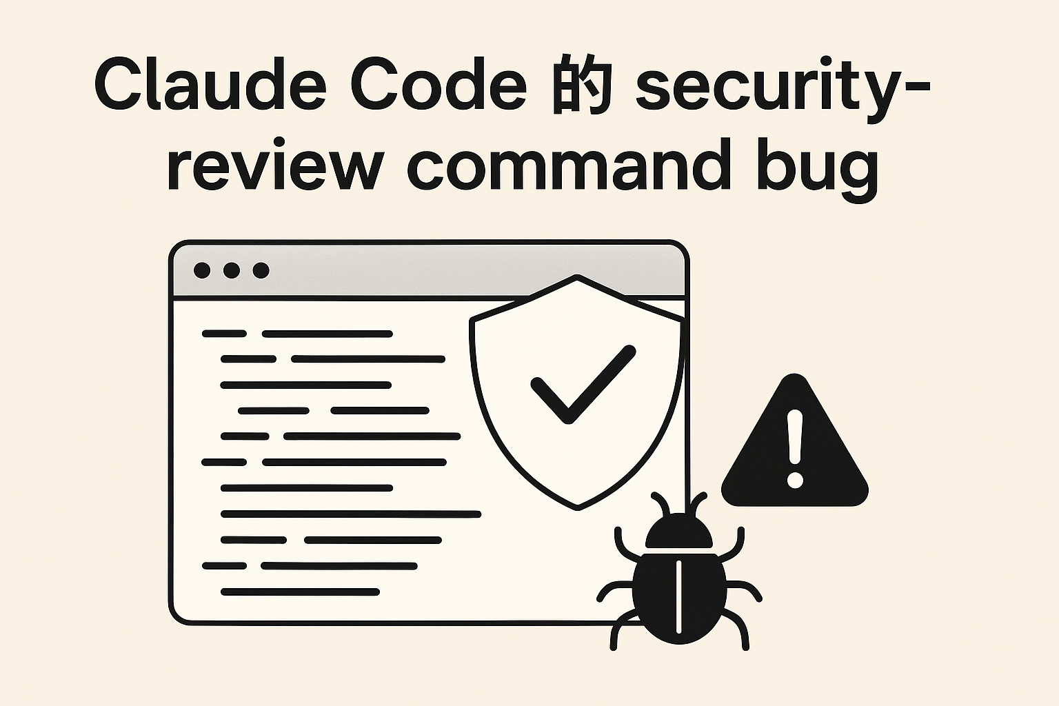 Claude Code 的 security-review command bug